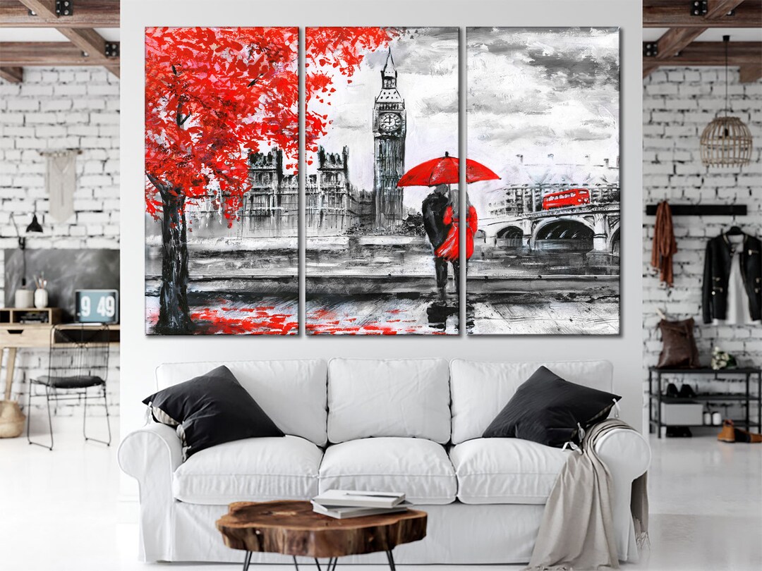 Autumn in London Canvas Wall Art (reproduction) Big Ben Canvas Art ...