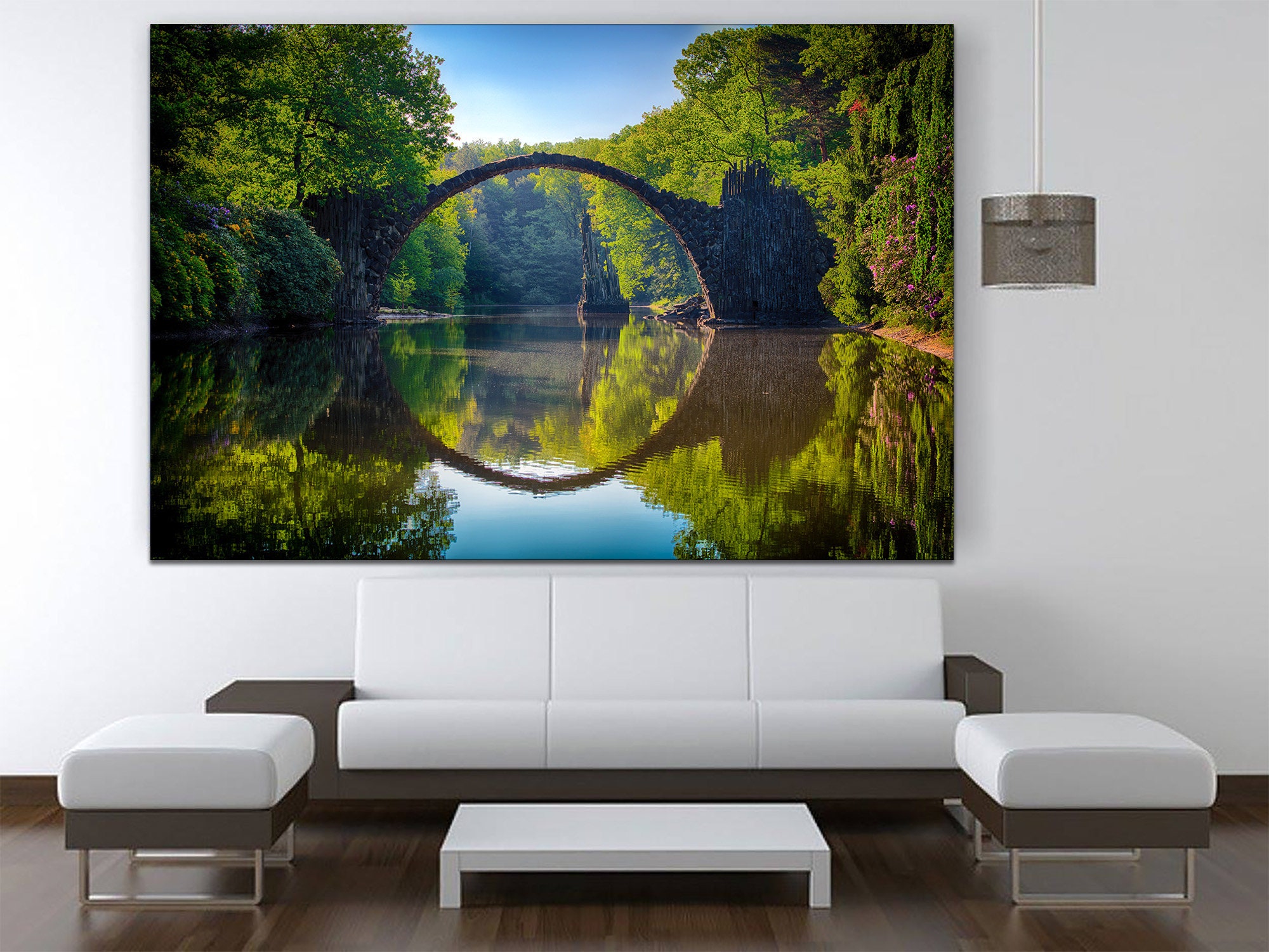 Stone Bridge Wall Art Devils Bridge Canvas Art Forets Canvas | Etsy