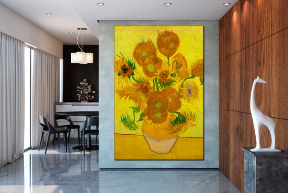 Sunflowers Vincent Van Gogh Canvas Wall Art Van Gogh Canvas - Etsy