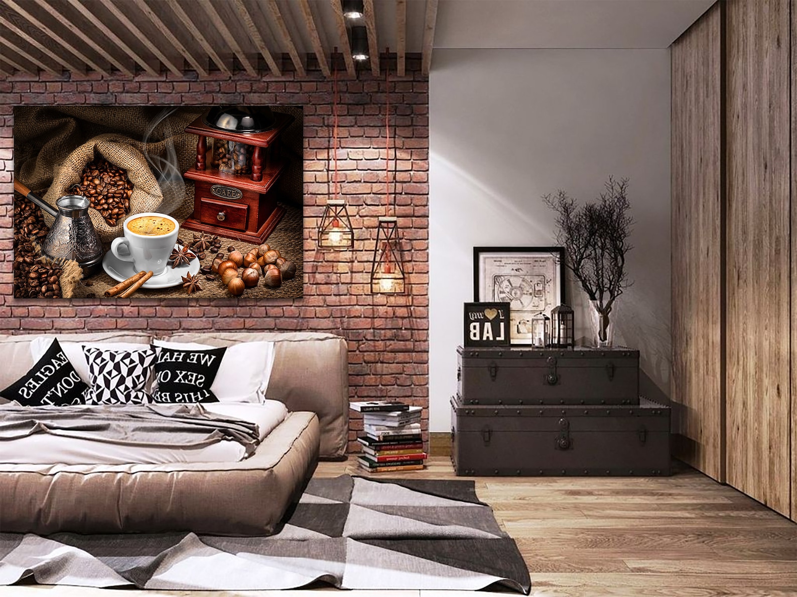 Coffee Wall Art for Kitchen Coffee Print Large Dine Room Wall - Etsy