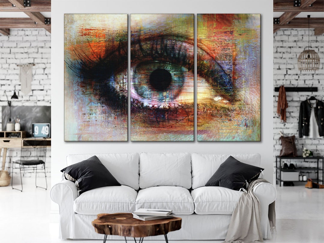 Eye Wall Art Abstract Eye Composition Picture of Eye Abstract Eye Art ...