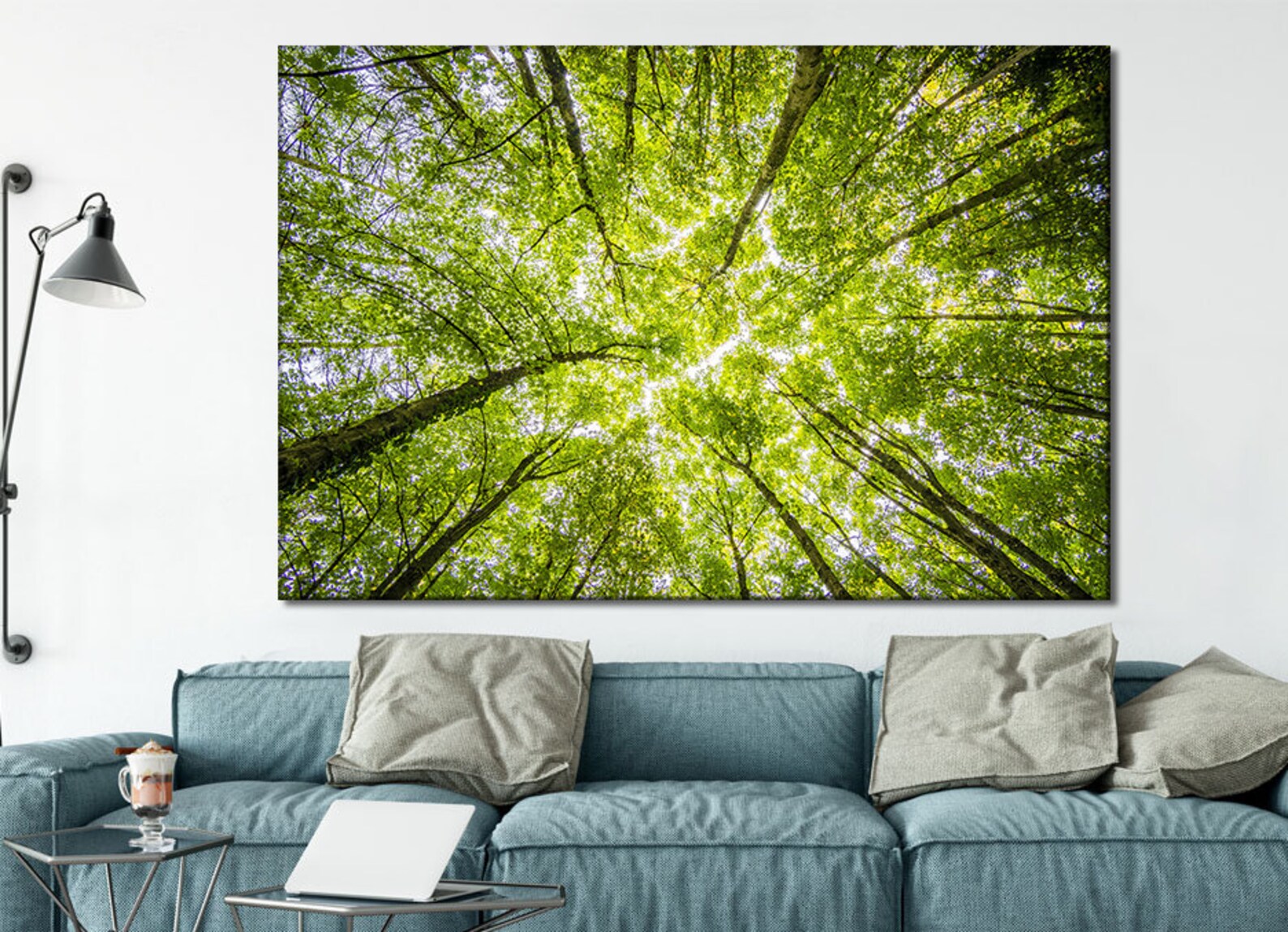 Trees Wall Art Branches of Trees Art Tree Print Art Forest Canvas Print ...