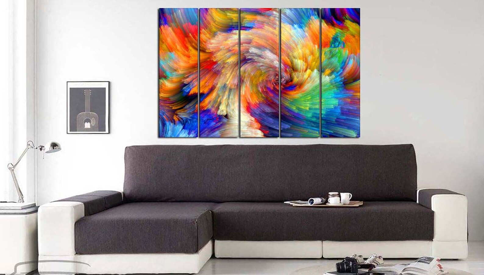 Abstract Canvas Wall Art Multicolor Abstract Wall Decor Large Abstract ...