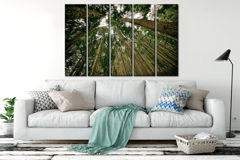 Tree Wall Art Forest Canvas Wall Art Branches of Trees Art - Etsy