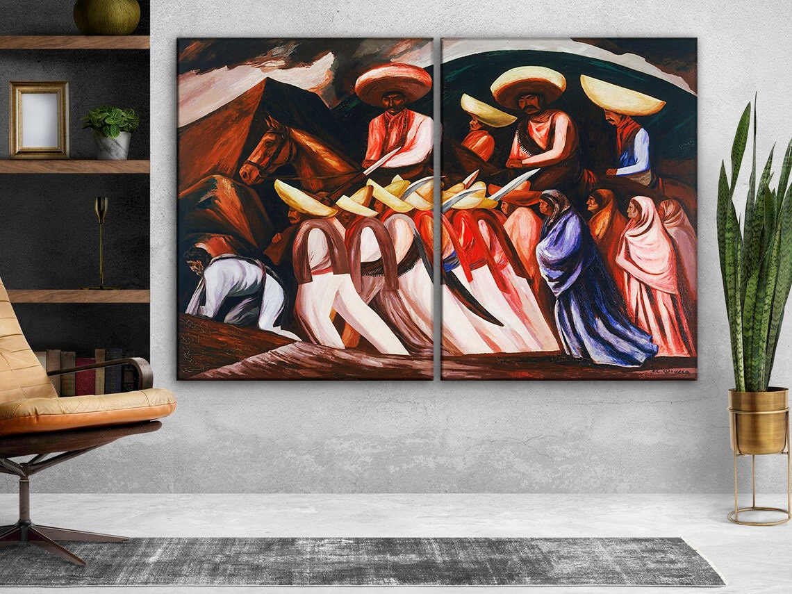 Jose Clemente Orozco Paintings Zapatistas