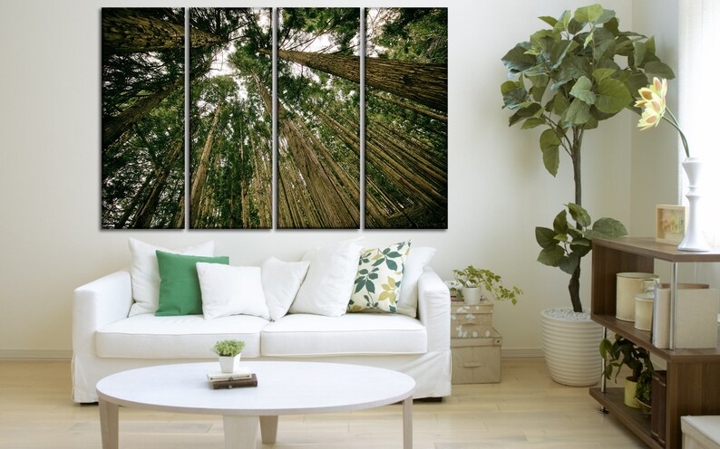 Tree Wall Art Forest Canvas Wall Art Branches of Trees Art - Etsy