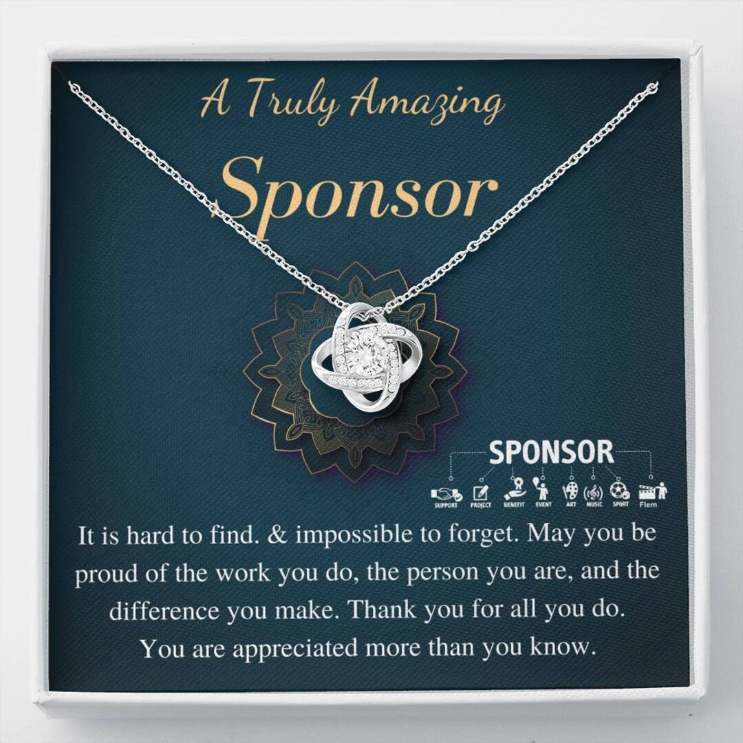 Confirmation Sponsor Gift for Women Sponsor Confirmation Necklace Gifts ...