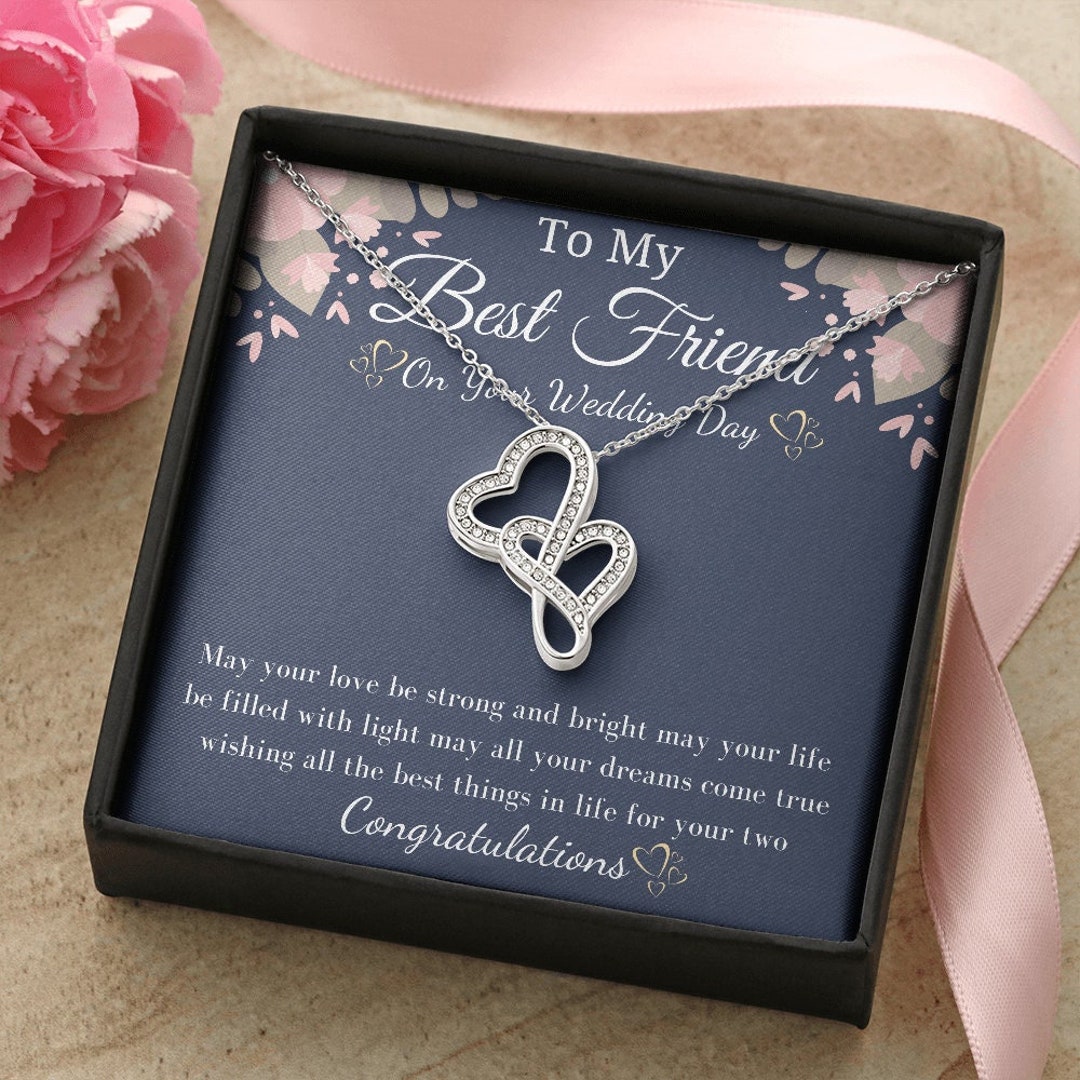 Personalized Best Friend Gift on Her Wedding Day, Best Friend to Bride ...