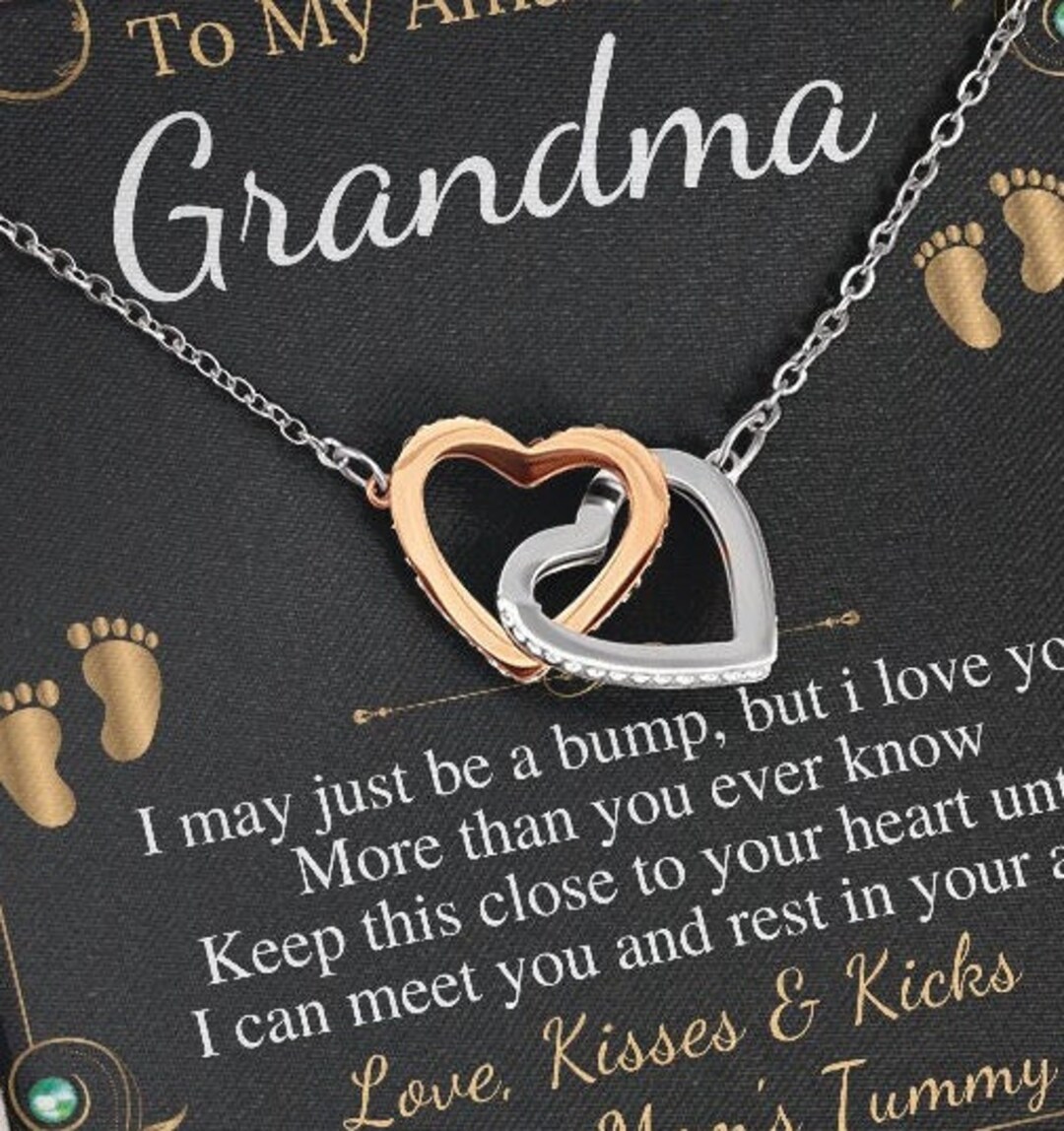 Mother's Day Gift for Grandmother, Necklace Gift for Grandma From Bump ...