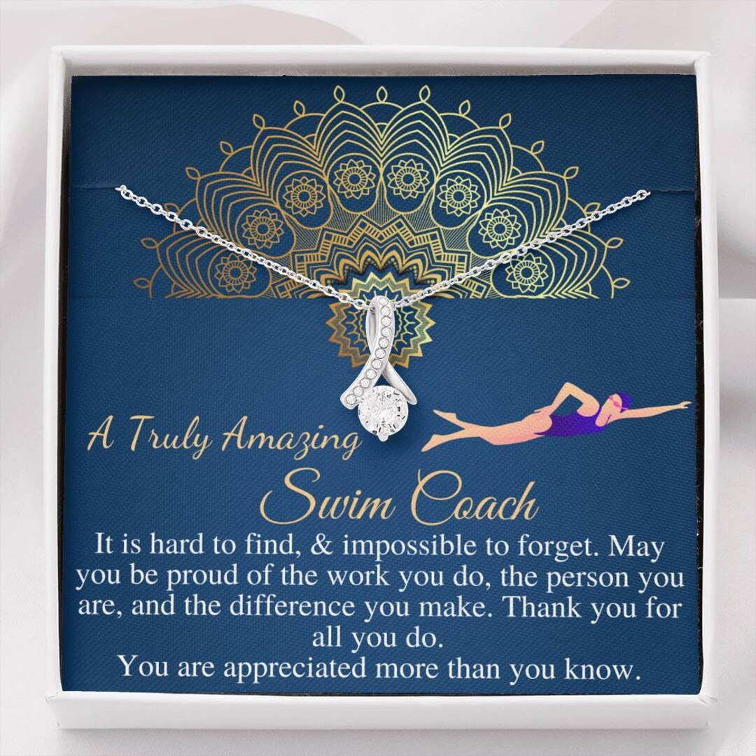 Swim Coach Gift for Women Swim Coach Appreciation Gift Leaving Gift for ...