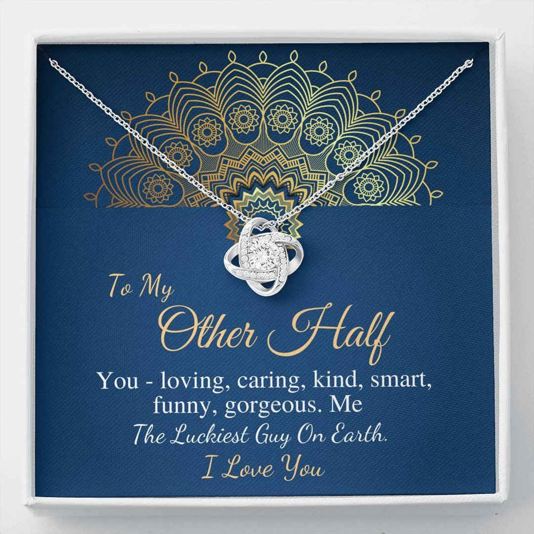 Valentine's Day Gift for My Better Half Gift Necklace for Wife ...