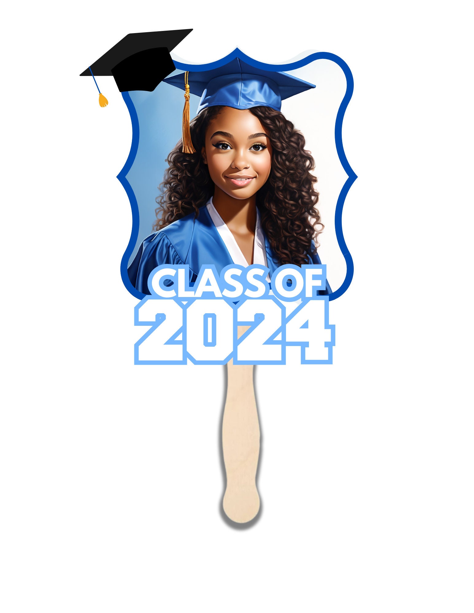 Graduation 2024 Fans Template - Etsy
