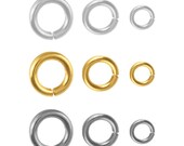 925 Silver Round Open Jump Rings/ Silver Connectors | Etsy