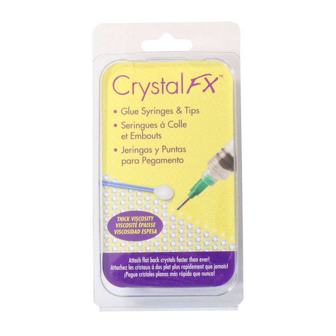 Crystal FX™ Glue Syringes for Thick Viscosity Glue - Helps to Attach ...
