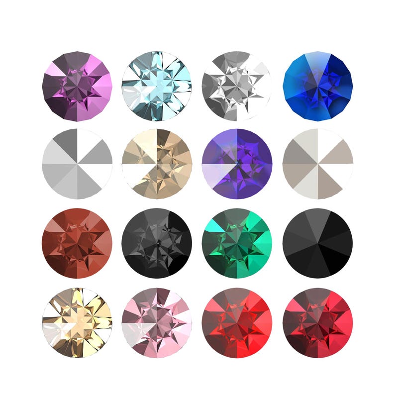 1mm Crystal Chatons - Etsy UK