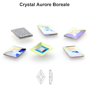 2773 Diamond Rhombus Primero Crystals Rhinestones Hotfix Flat Back ...