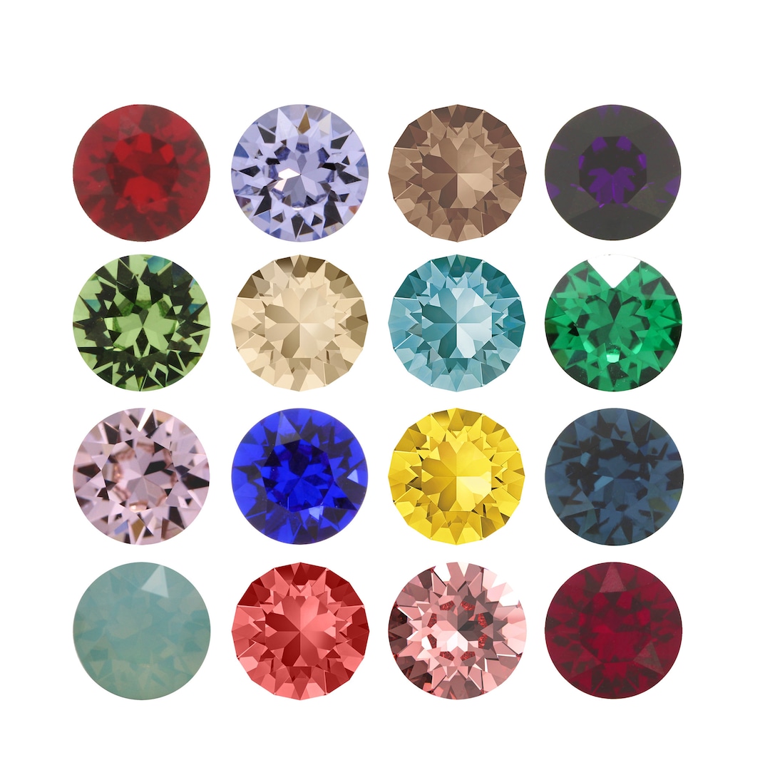 PRIMERO Crystals 1088 Chaton Round Stones Made in Austria Basic Crystal ...
