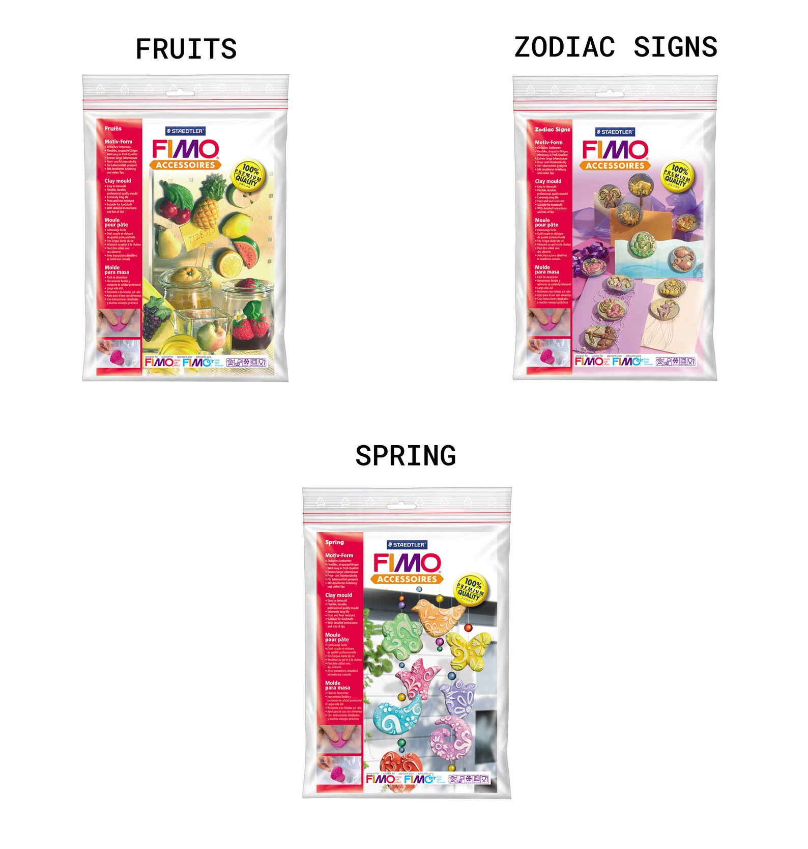 FIMO® Accessories Clay Moulds for Modelling Clays 15 - Etsy