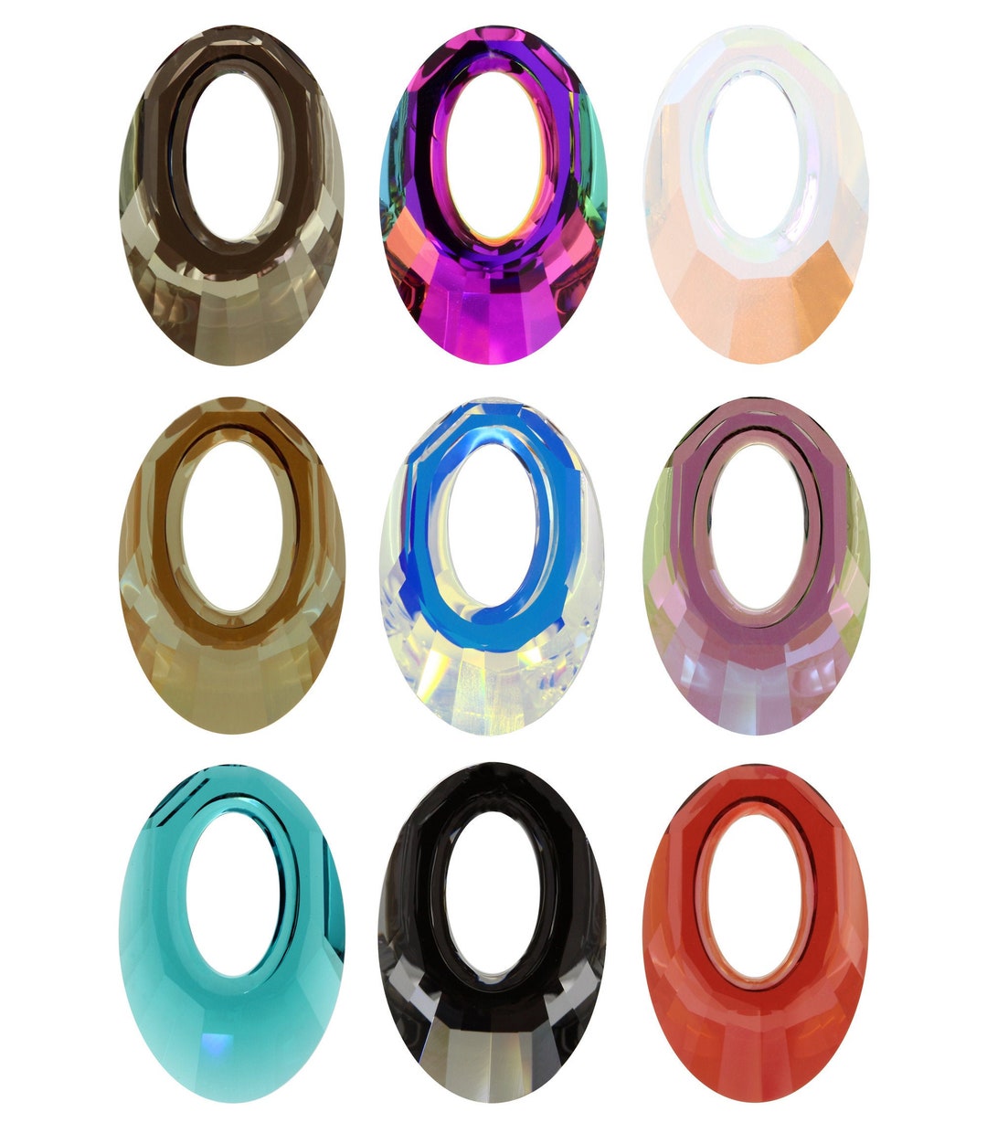 PRIMERO Crystals 6040 Helios Highest Quality Crystal Pendants Made in ...