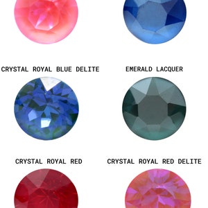 AUREA Crystals A1088 Chaton Round Stones Crystals Various Crystal ...