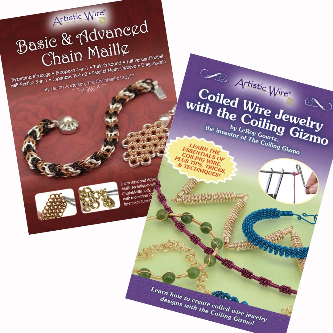 Artistic Wire® Learning Booklets - Chain Maille or Coiled Wire Jewelry With the Coiling Gizmo ...