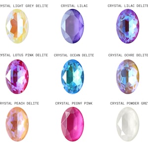 AUREA Crystals A4120 Oval - Fancy Stones Crystals - Crystal Lacquer ...