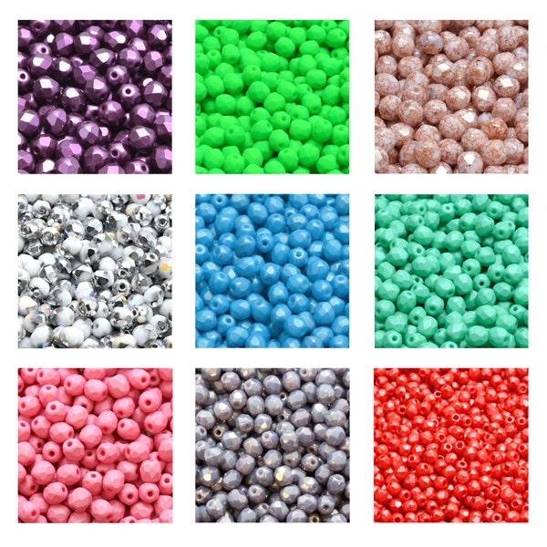 Fire Polished Beads - Etsy