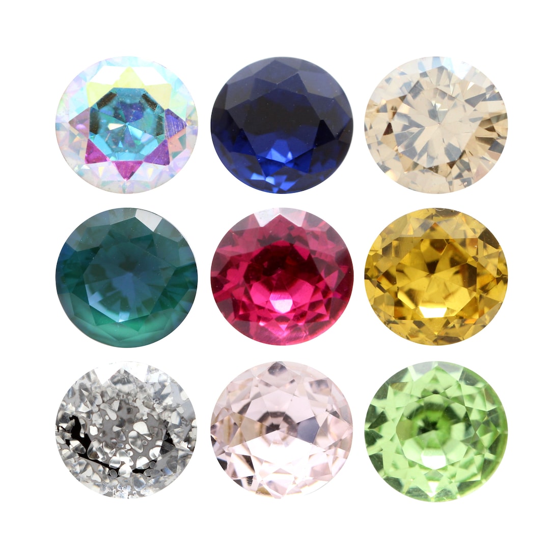 AUREA Crystals A1357 Brilliant Chaton - Round Stones Crystals - Various ...