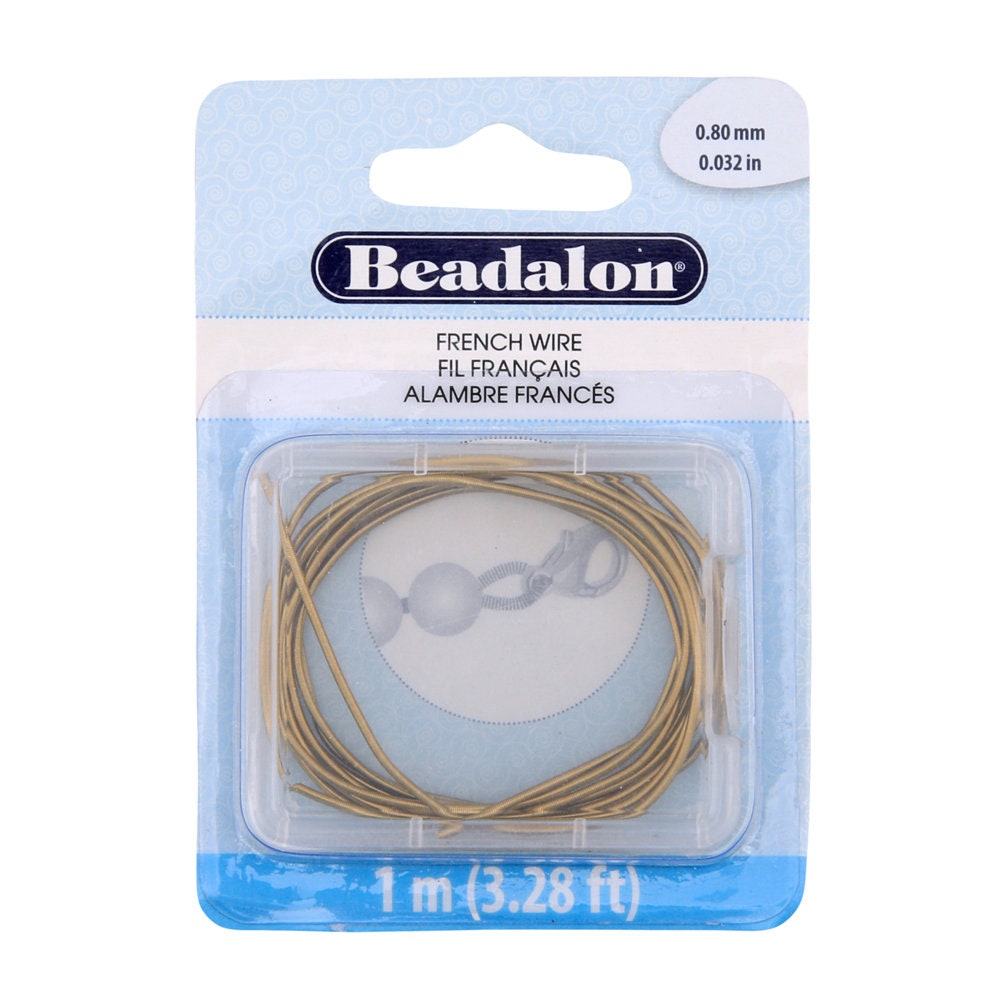 Beadalon® Copper Base Metal French Wire for Protecting Bead - Etsy