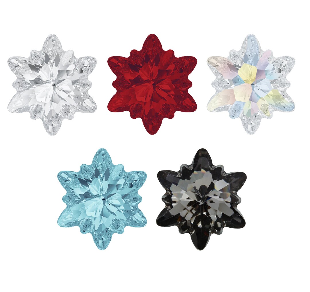 4753 Edelweiss Flower Crystals: Fancy Stones for Jewelry Making ...