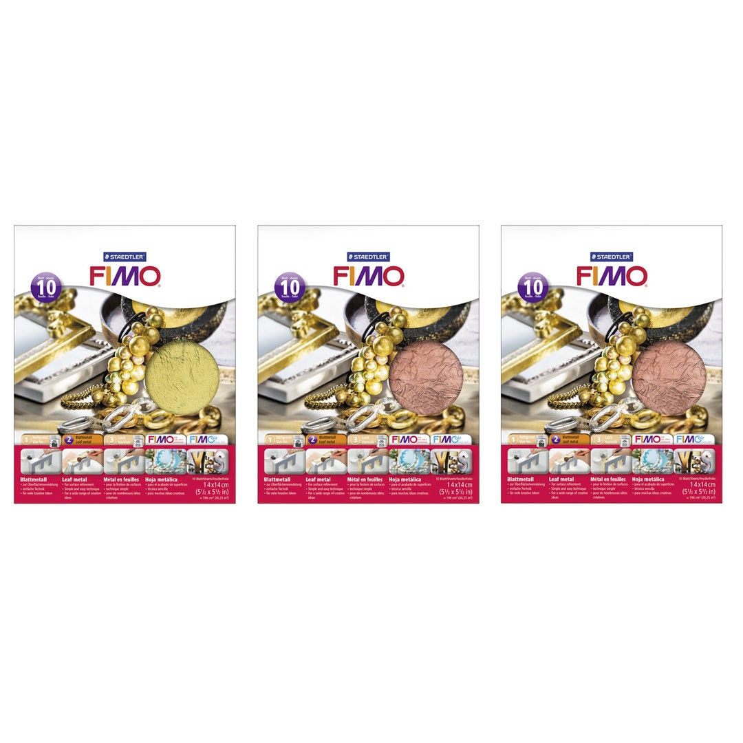 FIMO® Accessories Leaf Metal for Surface Refinement - Copper, Gold ...