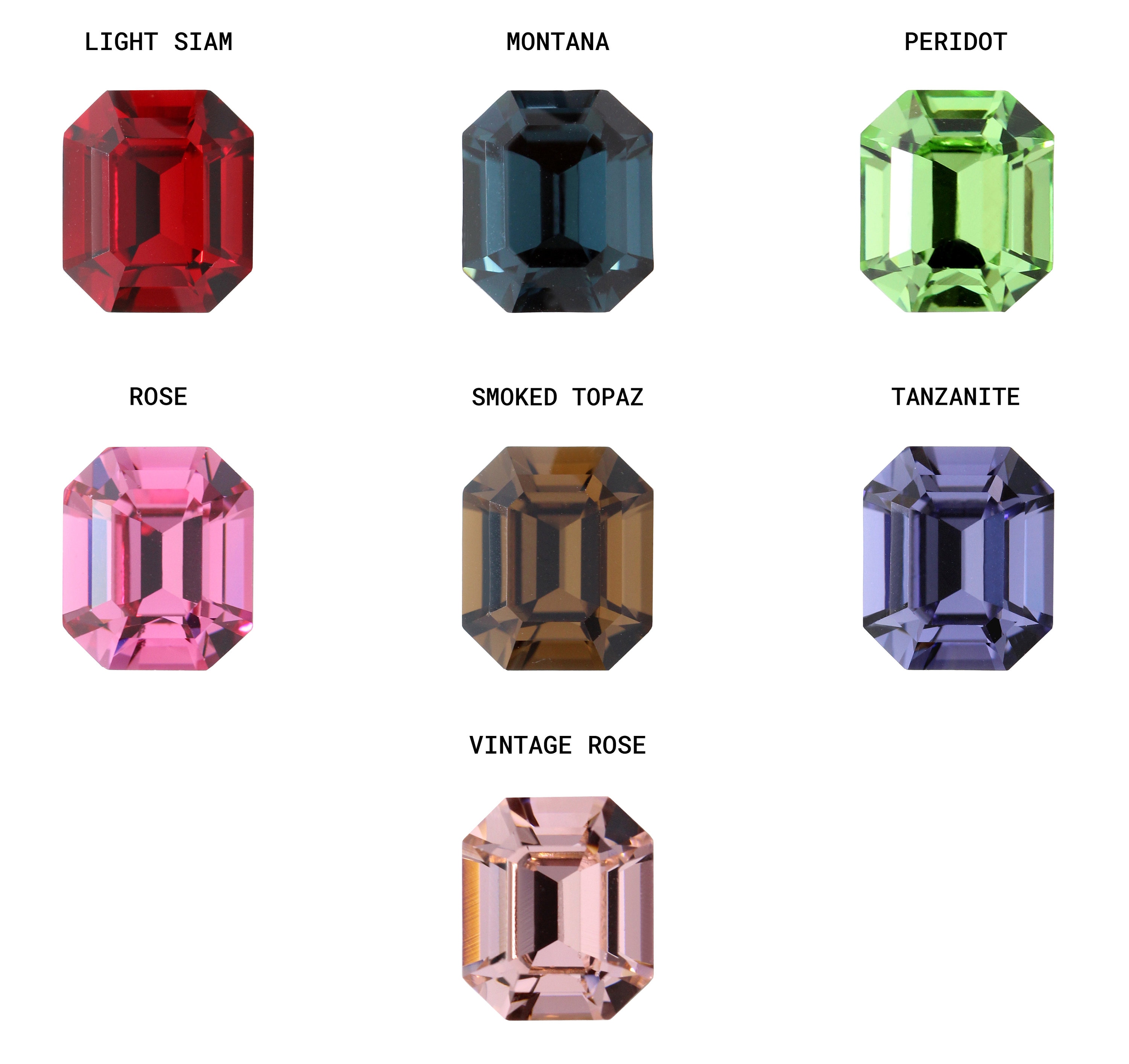 Preciosa Crystals 435 34 222 Octagon MAXIMA Fancy Stones - Etsy