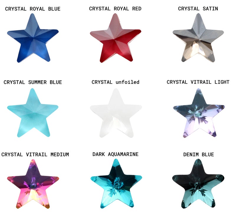A4745 Star Crystals: Fancy Stones for Jewelry Making From Aurea ...