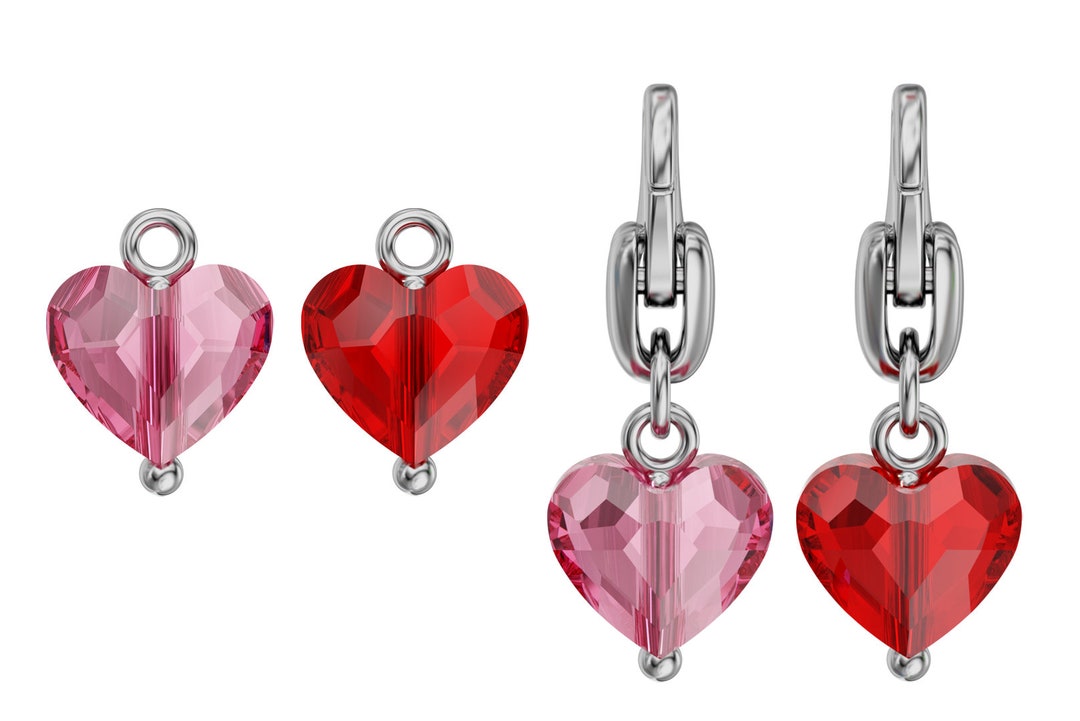 PRIMERO Crystals Huggy Heart Becharmed Cutie Cutes Symbol Charm Highest ...