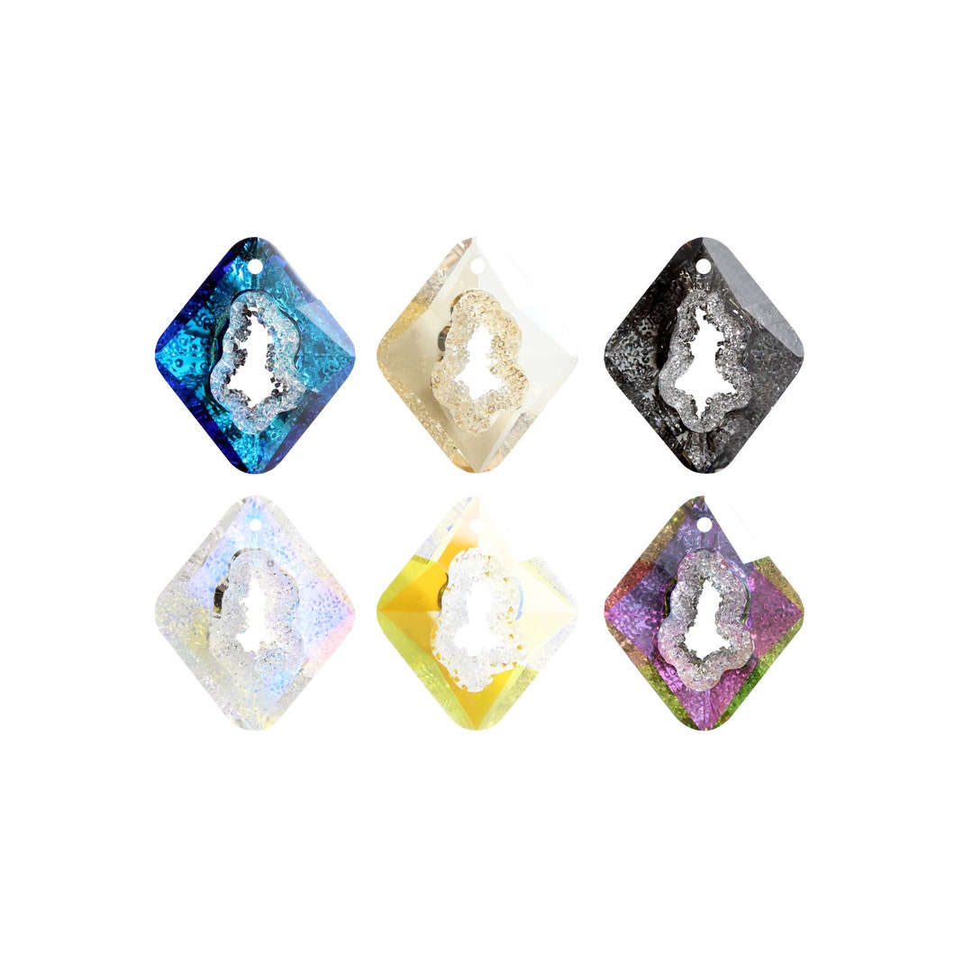 AUREA Crystals A6926 Rhombus Pendants Crystals 36mm Size - Various ...