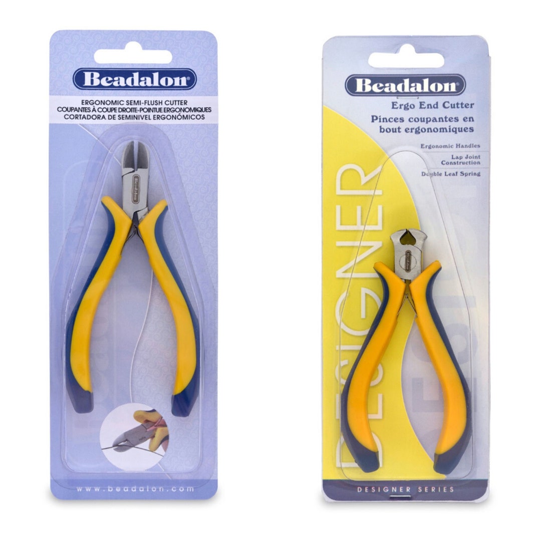 Beadalon® Ergo Semi-flush Cutter or Wire Ends Cutter - Stainless Steel ...