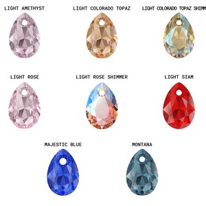 PRIMERO Crystals 6433 Pear Cut - Highest Quality Crystal Pendants ...