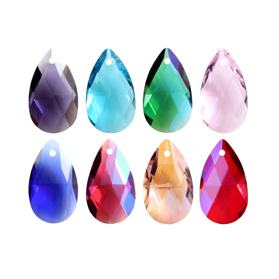 AUREA Crystals A6106 Pear Pendants Crystals - Crystal Effect Colors ...