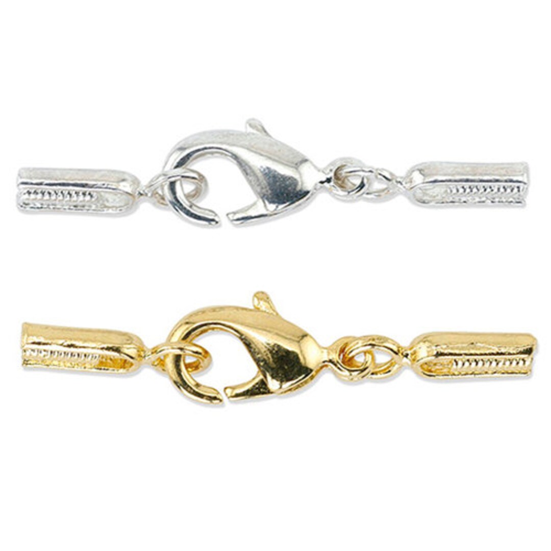 Beadalon® Ez-crimp™ Lobster Clasps 24mm Size 3 Sets pieces Gold Color ...