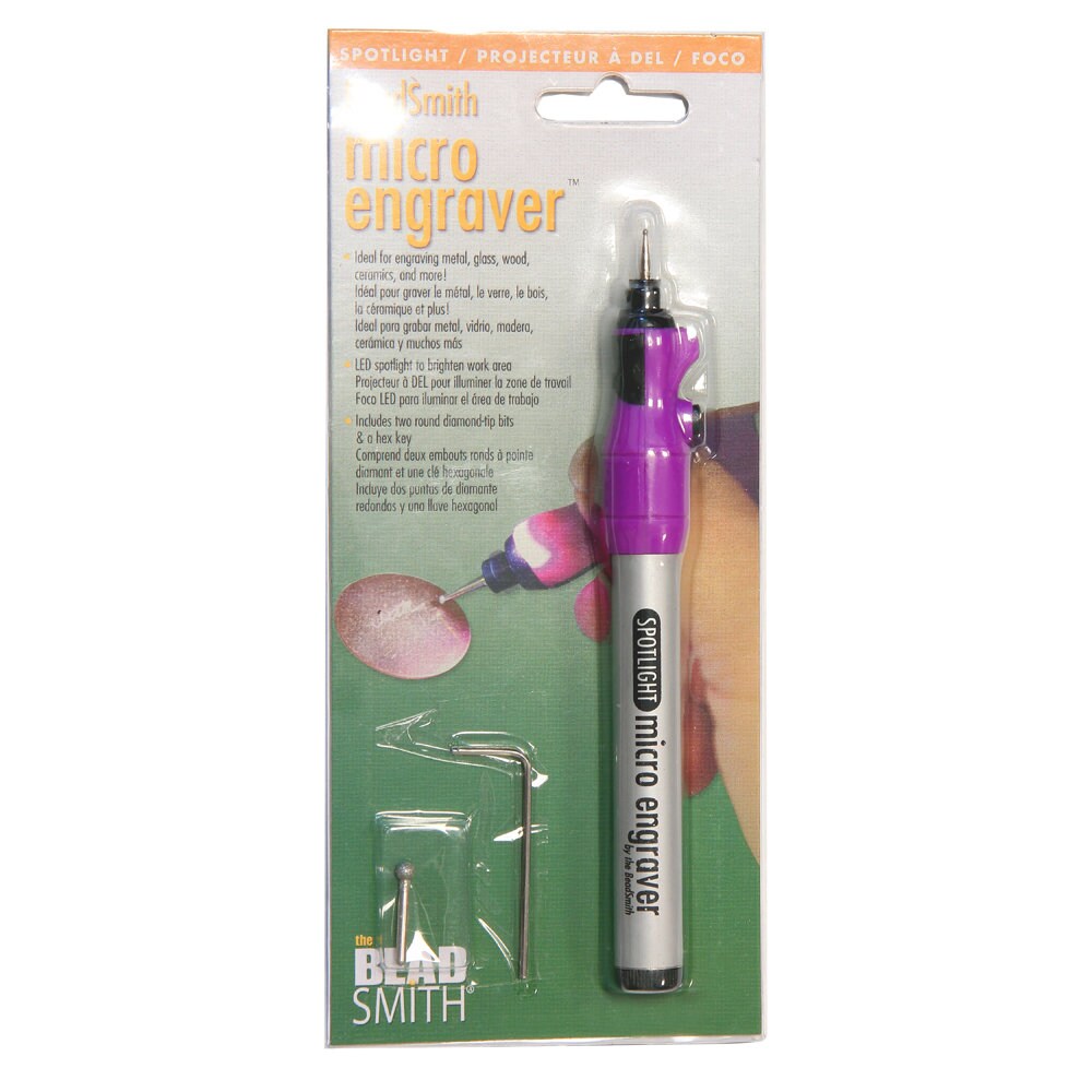 Beadsmith® Micro Engraver With LED Spotlight Battery-operated | Etsy