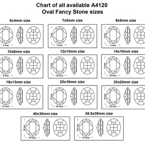 A4120 Oval Crystals: Fancy Stones for Jewelry Making From Aurea ...
