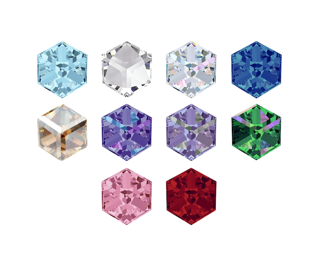 4841 Cube Primero Crystals Fancy Stones - Swarovski Alternative ...