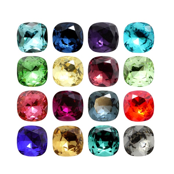 Cushion Cut Square Crystals - Etsy UK