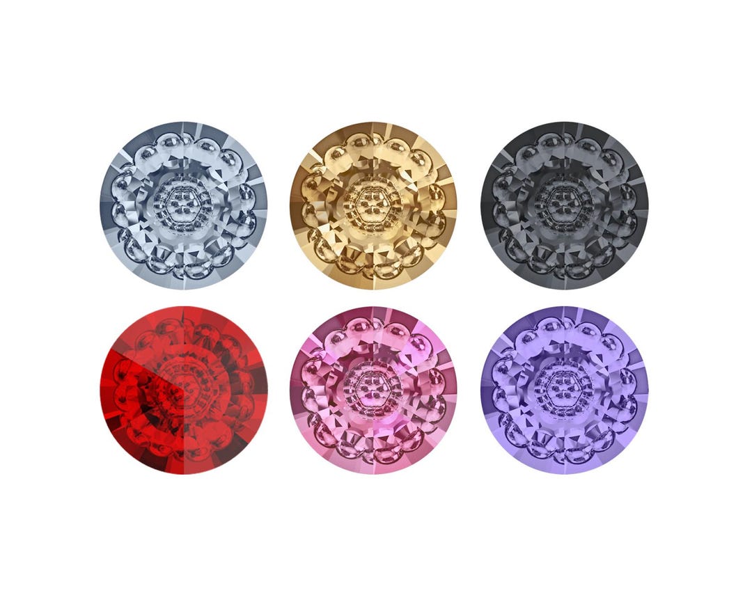 1681 Vision Crystals: Round Stones, Primero Crystals Austrian Glass ...