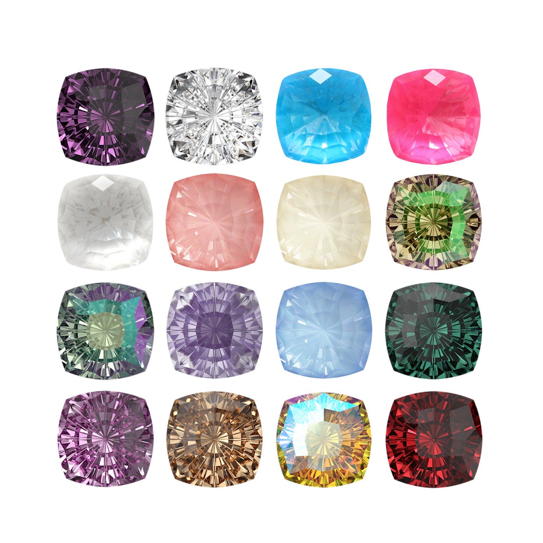 4460 Magical Square Crystals: Fancy Stones for Jewelry Making, Primero ...