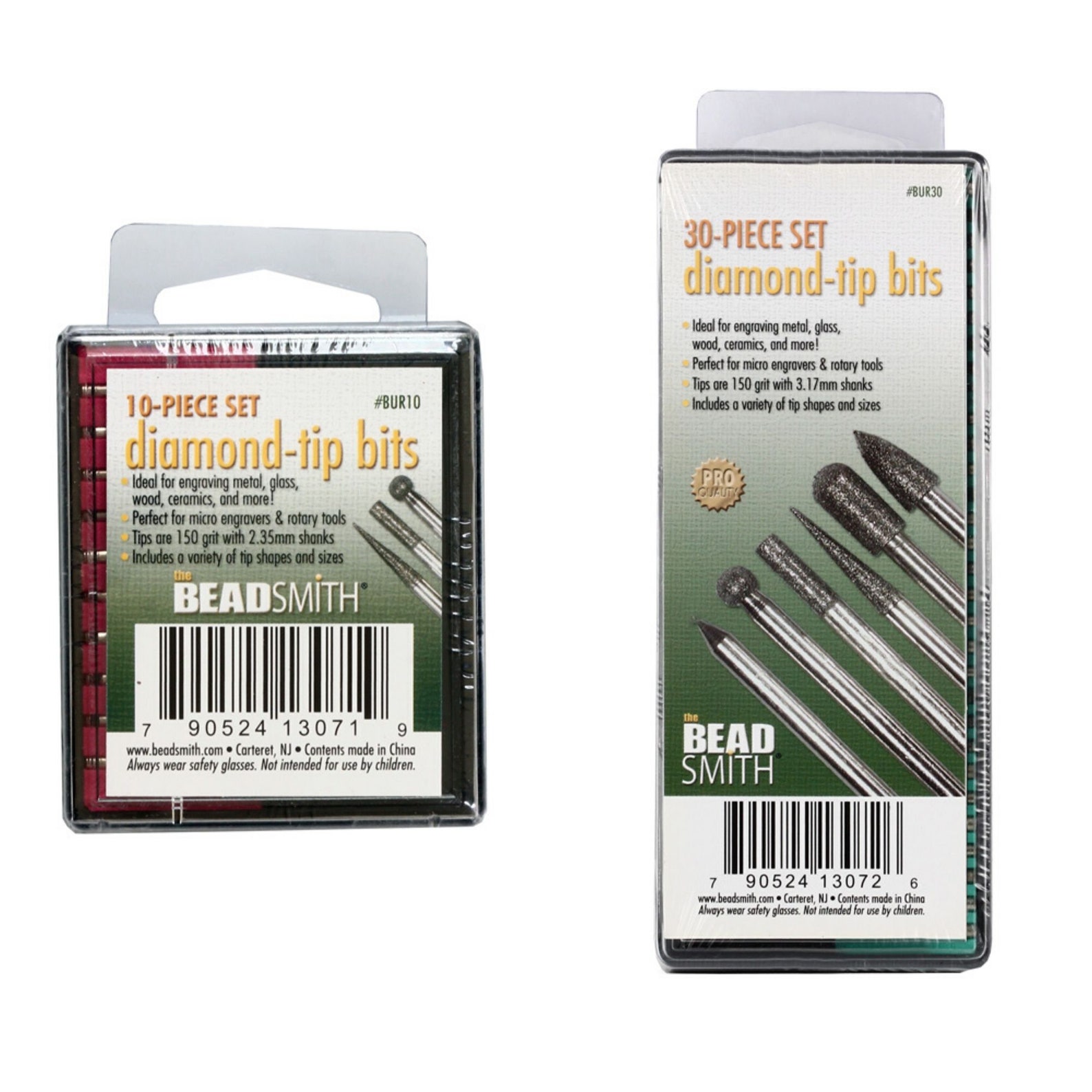 Beadsmith® Diamond Coated Bits Set of Burrs/tips 150 Grit | Etsy