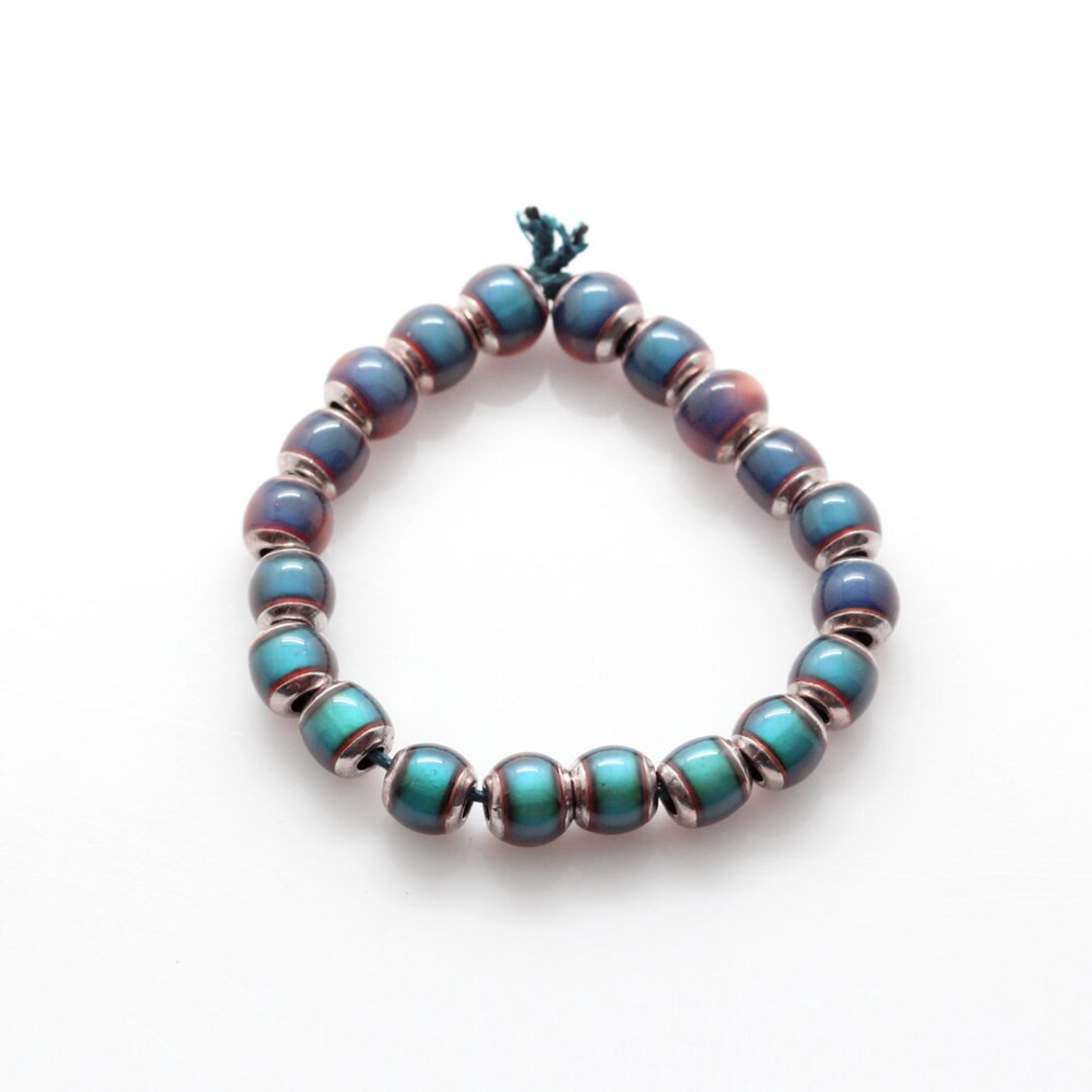 Mirage™ (mood) Spacer Beads "originals" - Round Shape Beads - 7x6mm ...