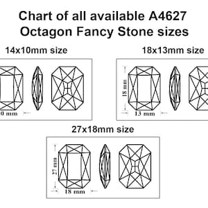 AUREA Crystals A4627 Octagon - Fancy Stones Crystals - Various Crystal ...