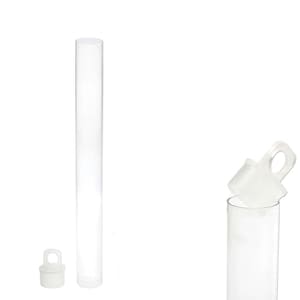 Plastic Tubes With Flip Top - Rectangle or Round Shape - Long Plastic ...
