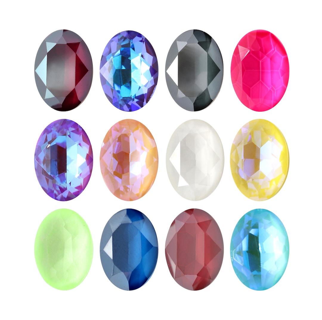AUREA Crystals A4120 Oval - Fancy Stones Crystals - Crystal Lacquer ...